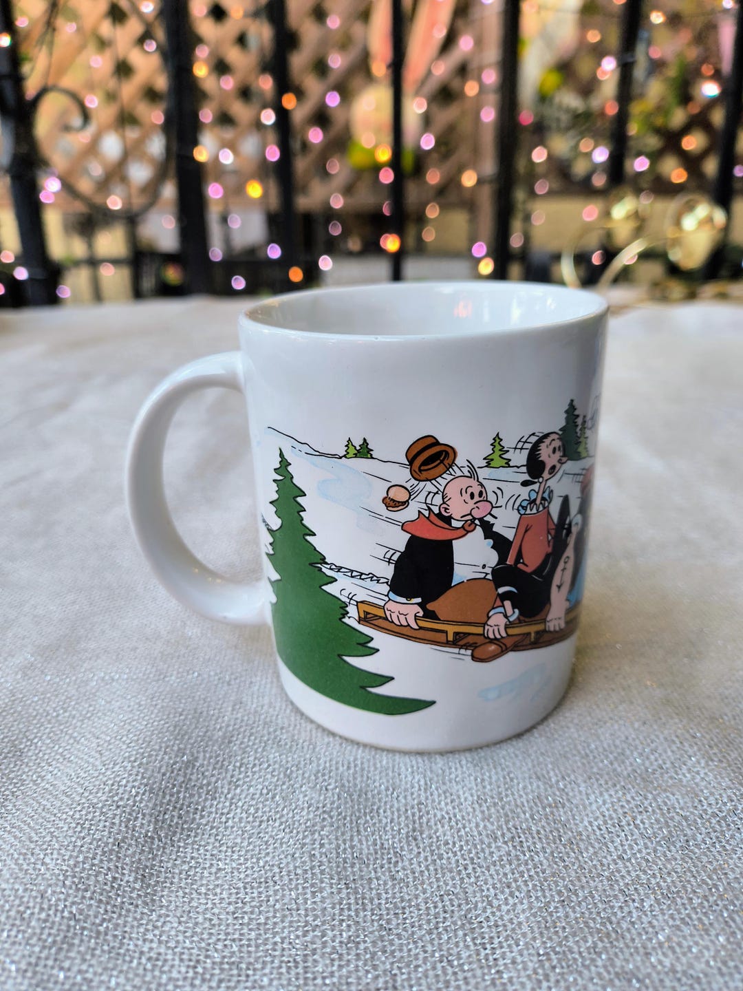 Vintage 1980 Popeye Christmas Coffee Mug - Etsy
