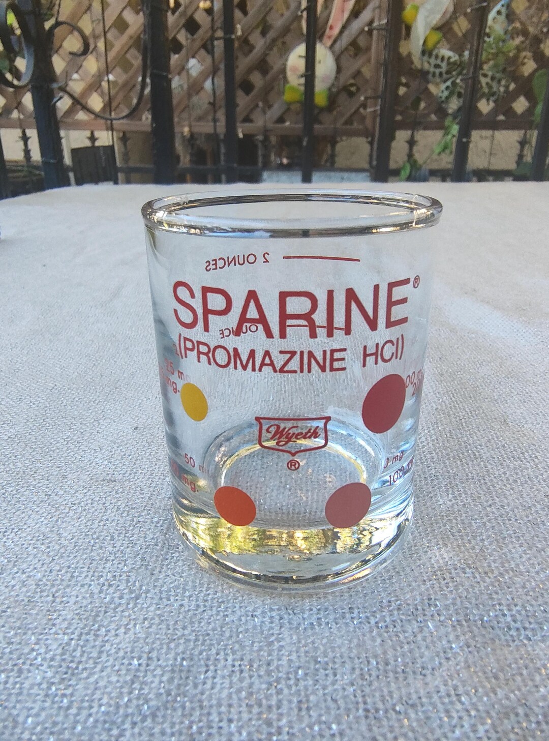 Vintage Glass Wyeth Sparine Measuring Cups 2 OZ Libbey Glass - Etsy