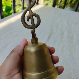 Brass Music Note Bell - Etsy