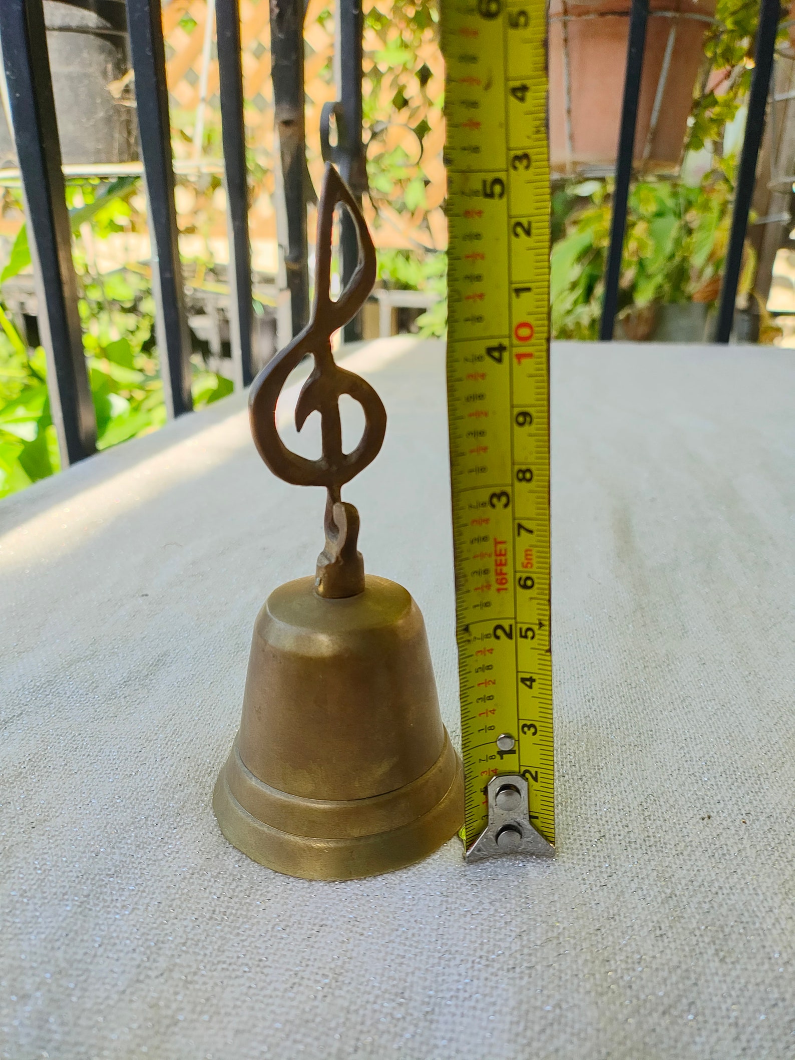 Brass Music Note Bell - Etsy