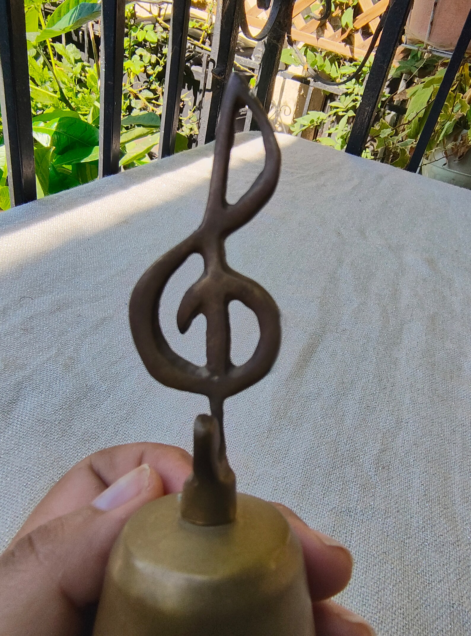 Brass Music Note Bell - Etsy