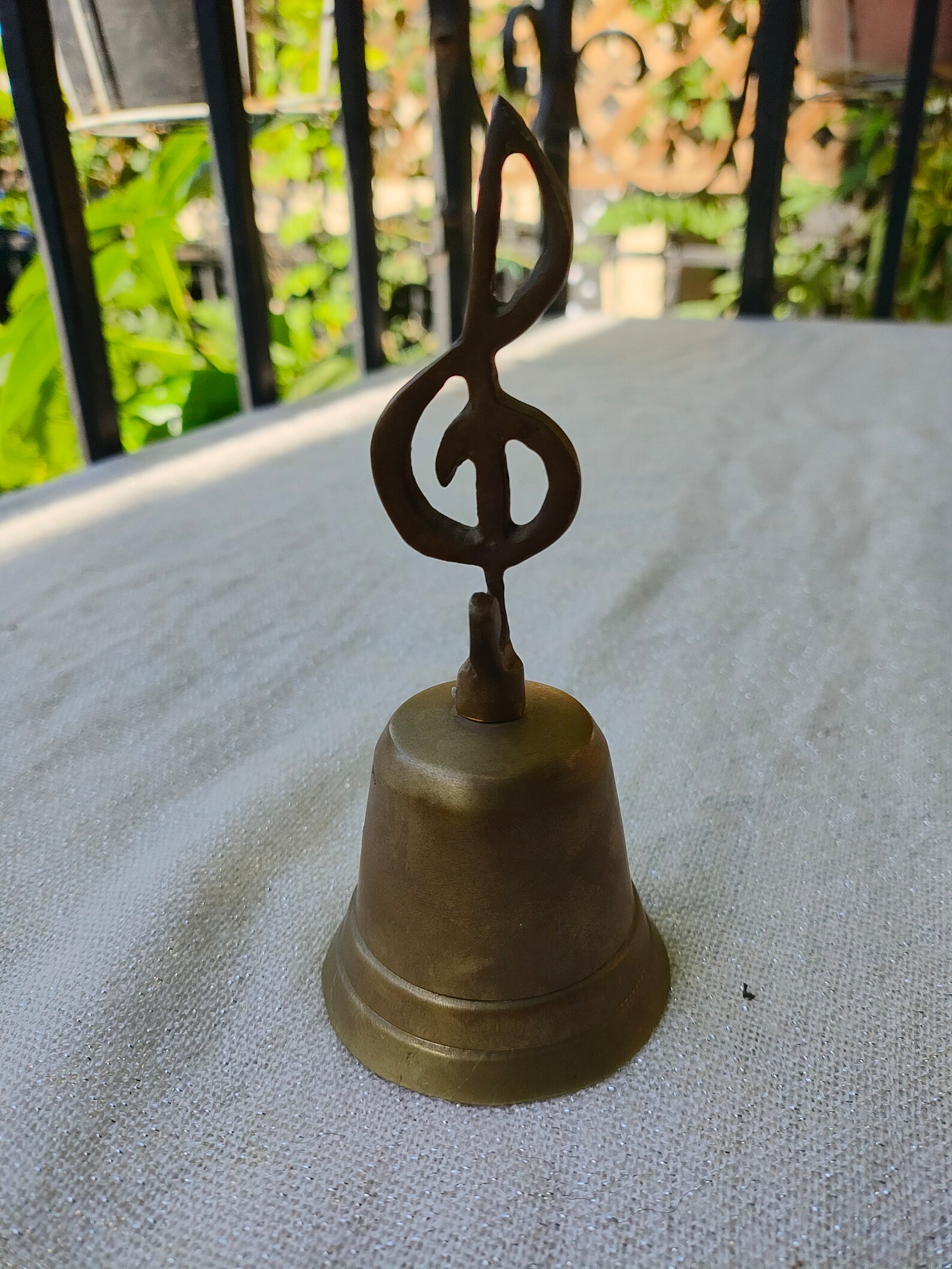 Brass Music Note Bell - Etsy