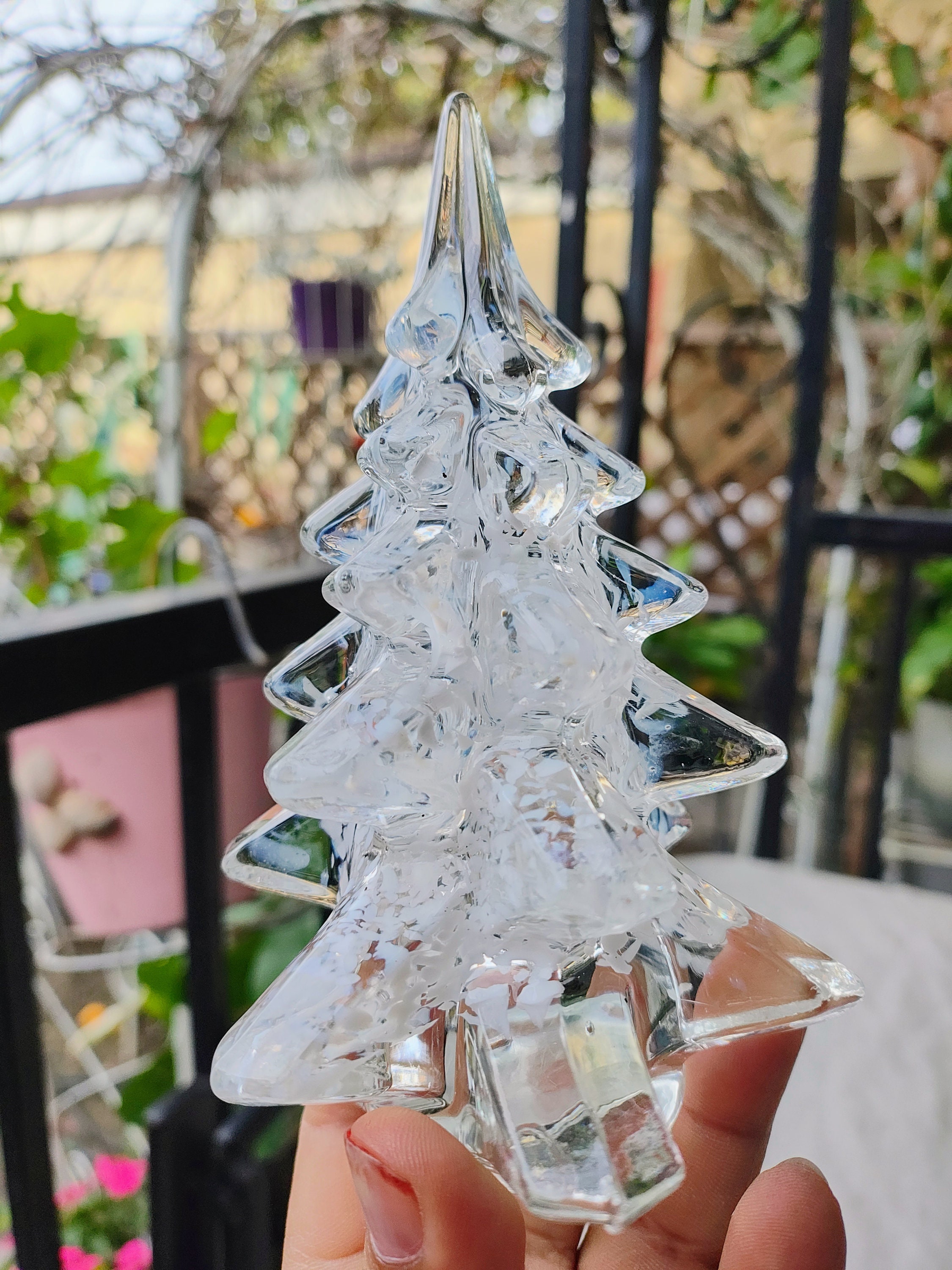 Vintage Glass Christmas Tree 1990s Handblown Glass Christmas Tree - Etsy
