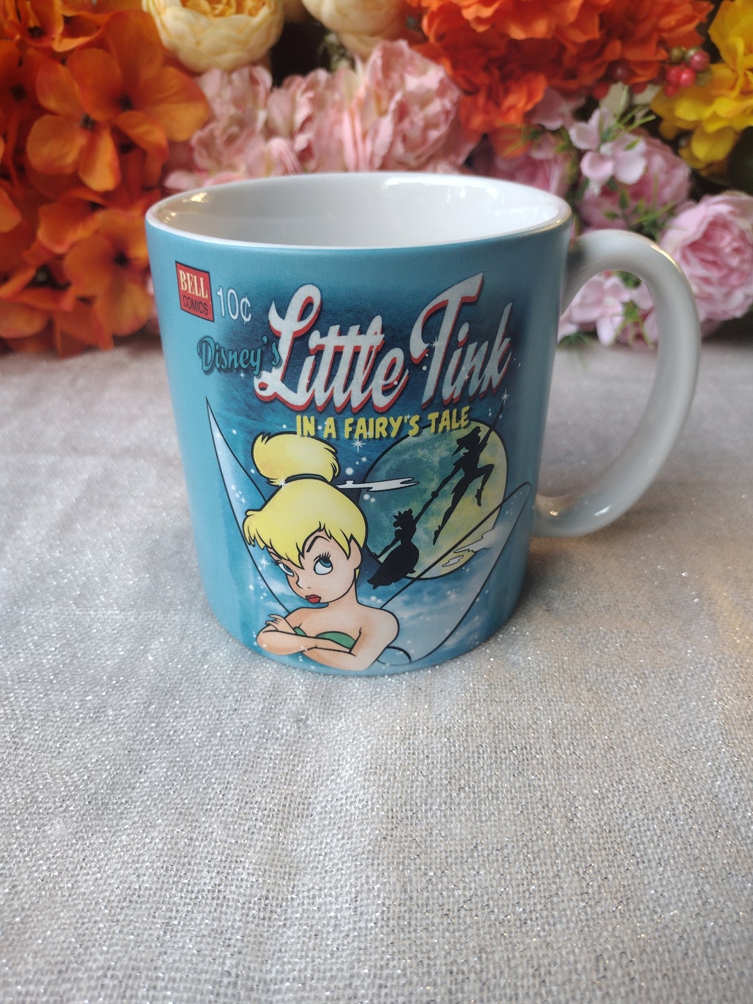 Tinkerbell Disney Store LITTLE TINK Coffee Mug - Etsy