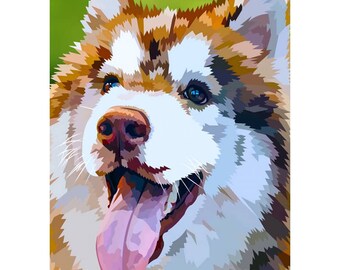 Husky Diamond Painting - Etsy
