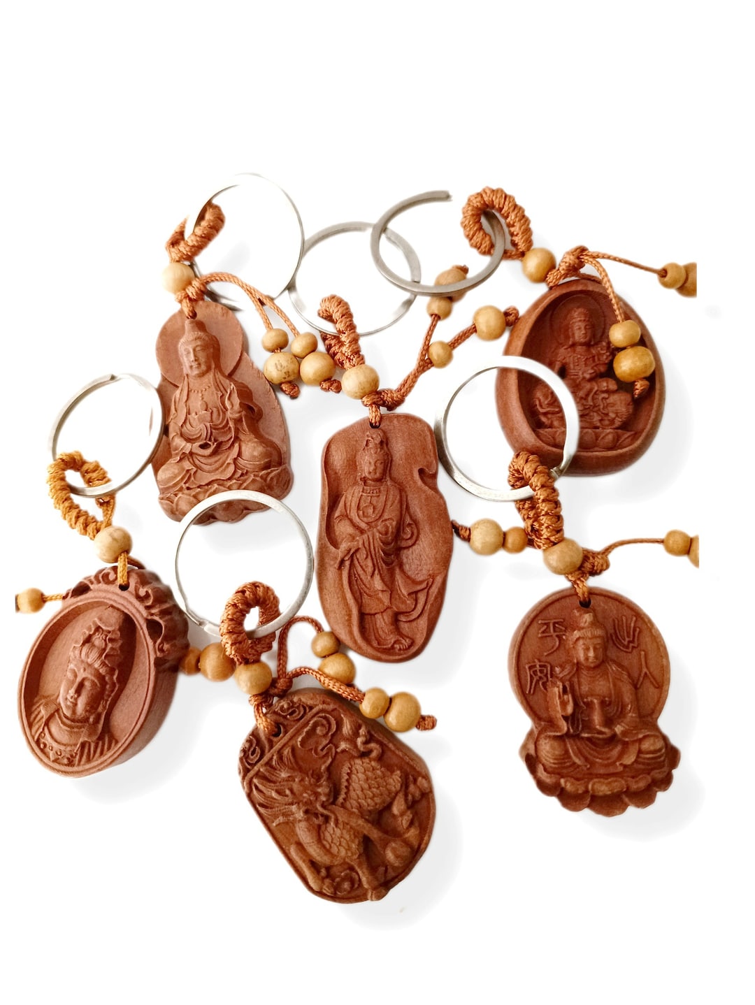 Buddhist Keychains Amulets Protection and Good Luck - Etsy