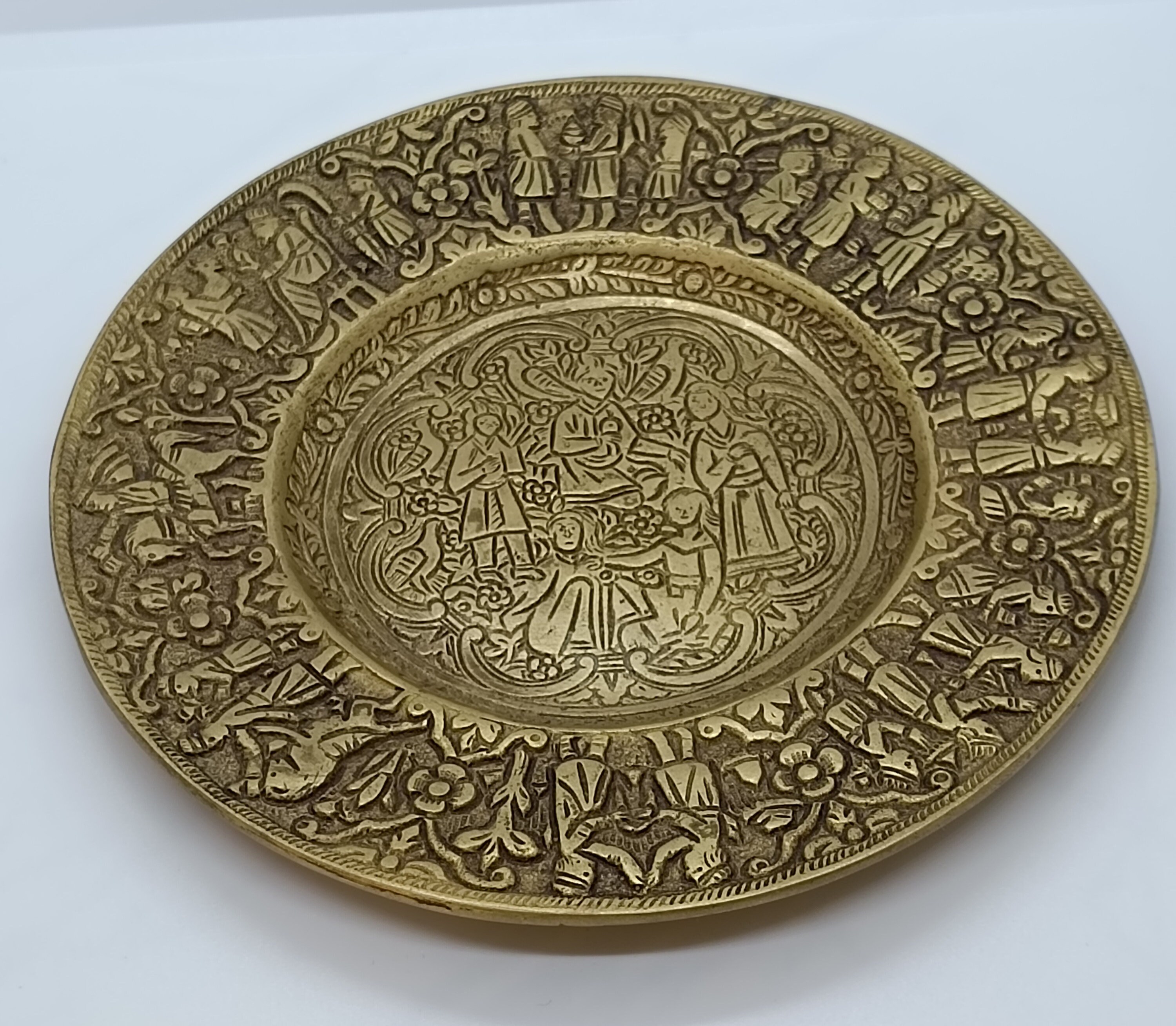 Antique Copper Altar Plate - Etsy