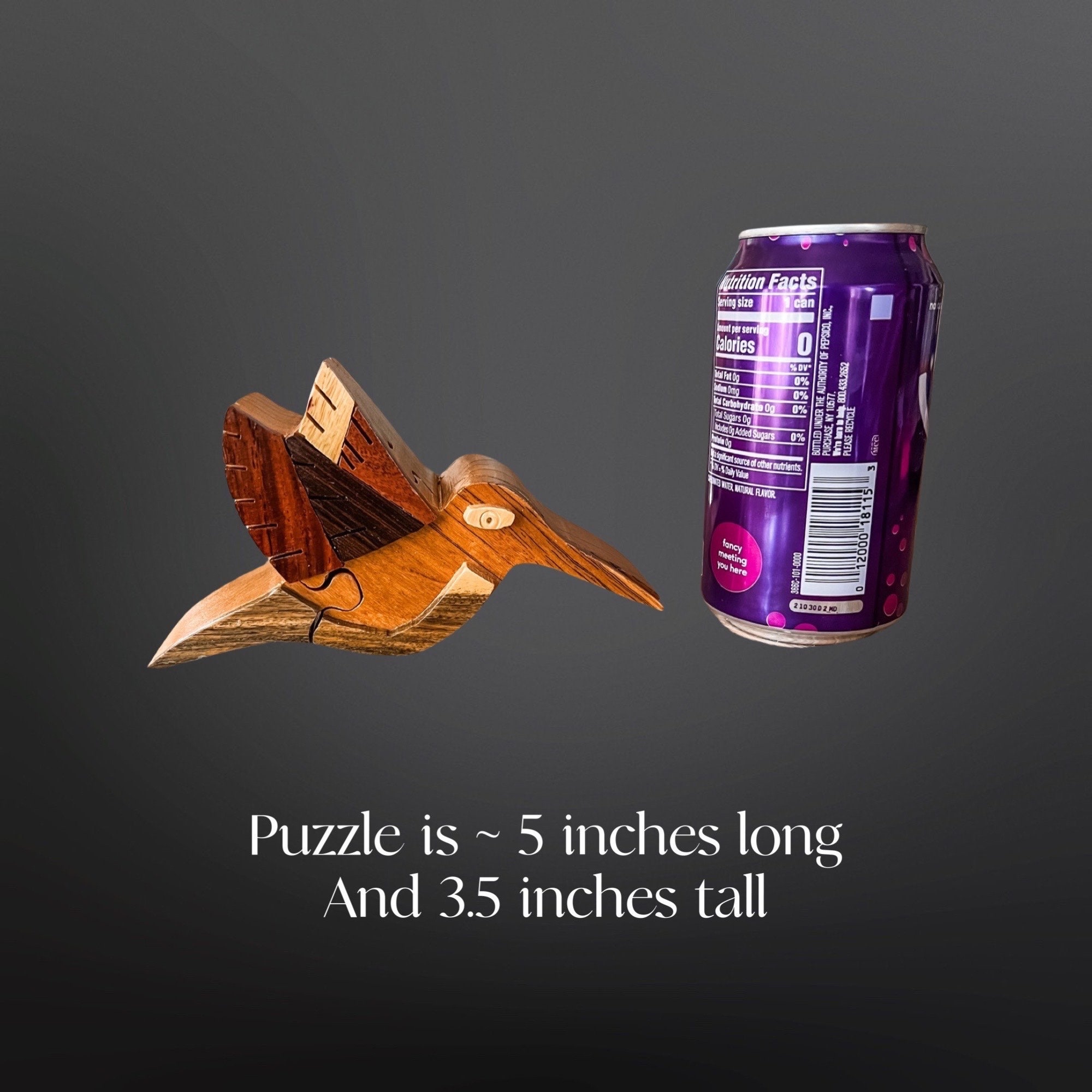 MCM Vintage Bird Puzzle Box Toy Handcarved Wood Toy With - Etsy