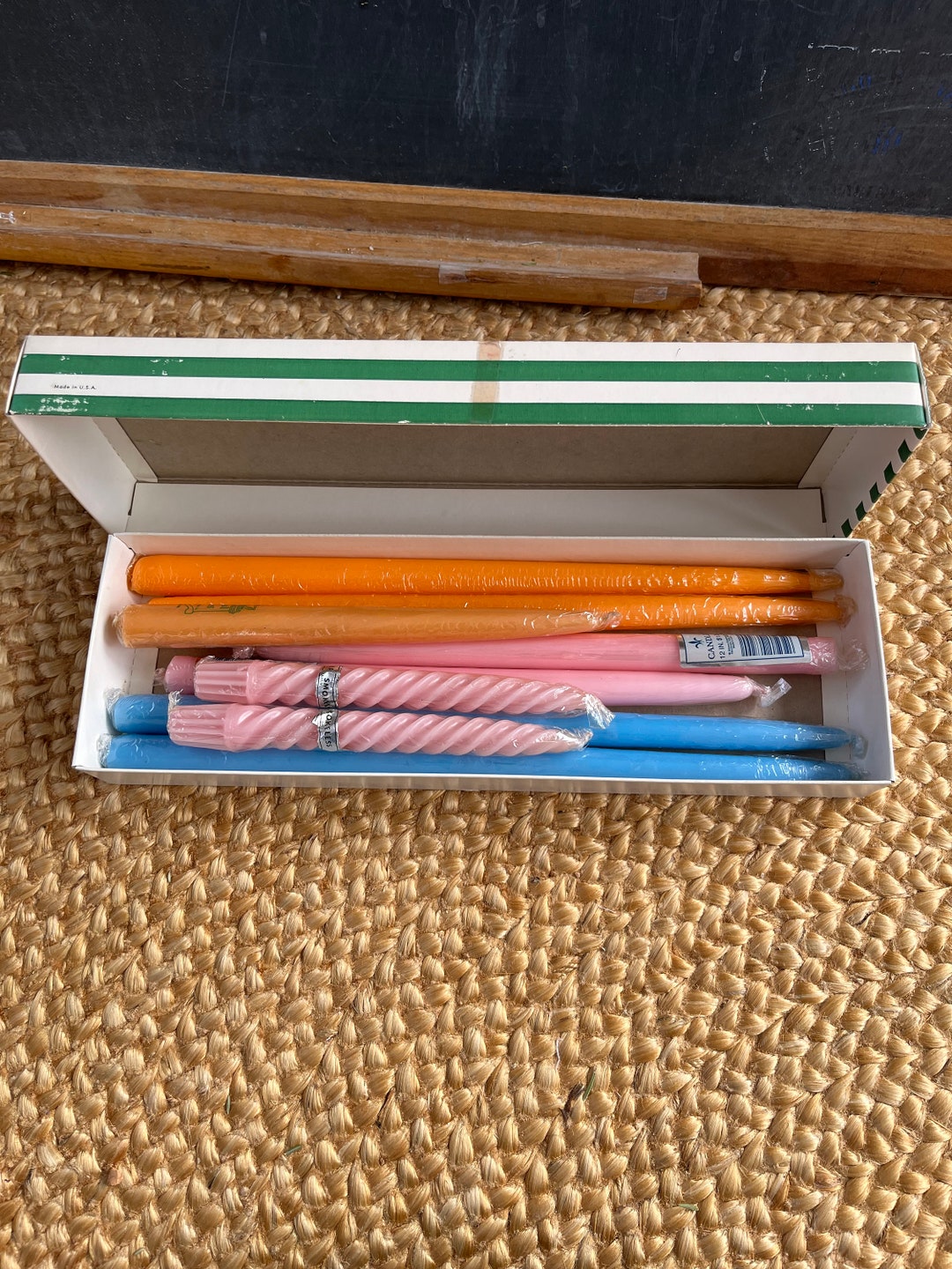 Taper Candles, Twist Candles, Spring Pastels, Spring Candles, Vintage ...