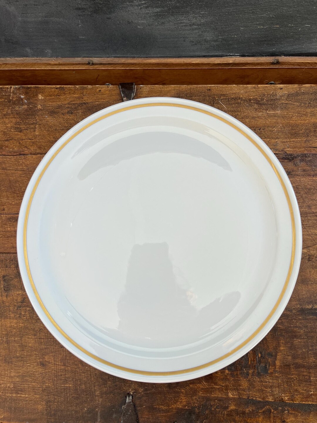 Vintage Mayer China Gold Stripe 9.5” Dinner Plate, Restaurant Ware ...