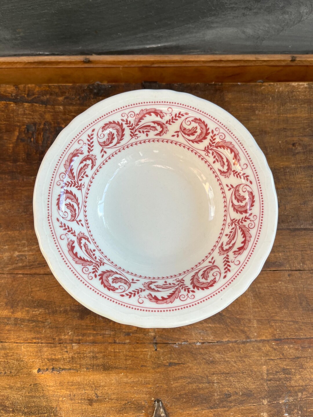 Vintage Shenango China Red Peppercorn 6.25” Soup Bowl, Cereal Bowl ...