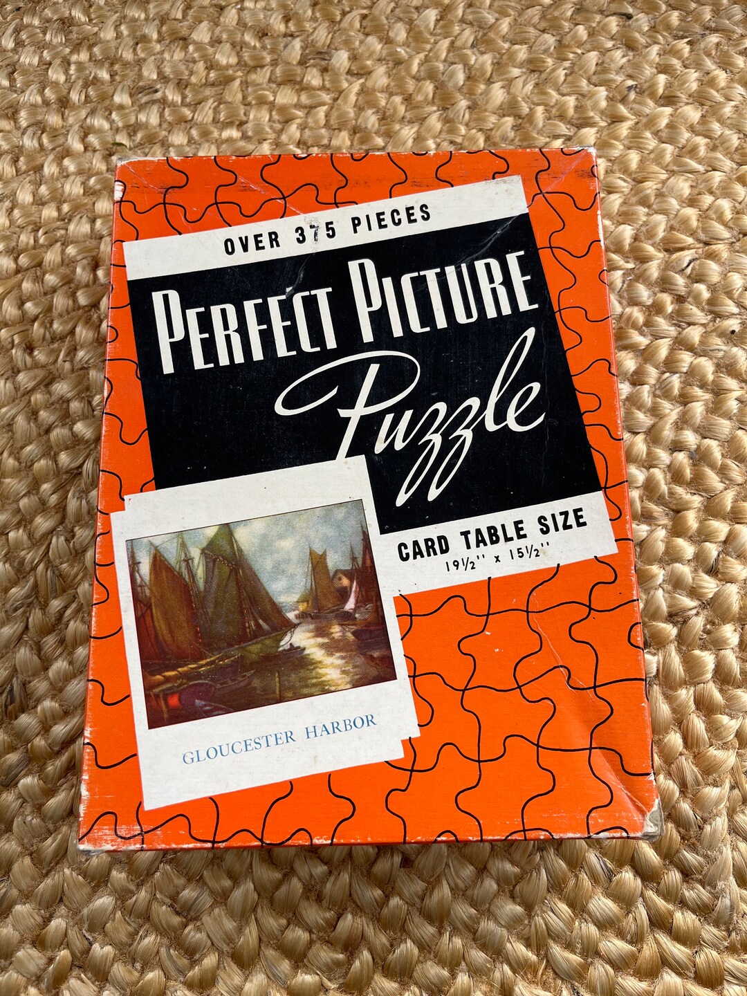 Vintage Perfect Picture Puzzle, Gloucester Harbor, Collectible, 1930s ...