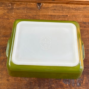 Vintage PYREX Verde Green Refrigerator, Baking, Casserole Dish, 0503, 1 ...