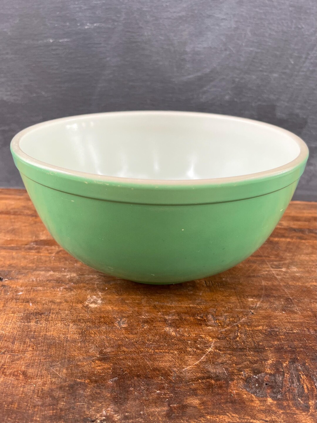 PYREX Green Mixing Bowl, Medium Mixing Bowl, Nesting Bowl, No Number - Etsy
