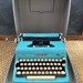 Vintage 1950s Royal Quiet Deluxe Typewriter, Turquoise, Aqua, Vintage ...
