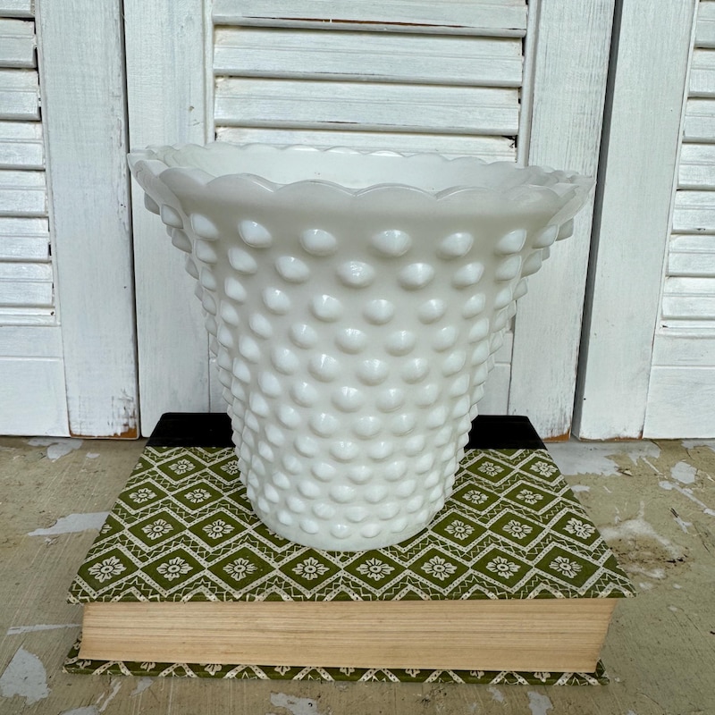 Fenton Large Flower Vase - Etsy
