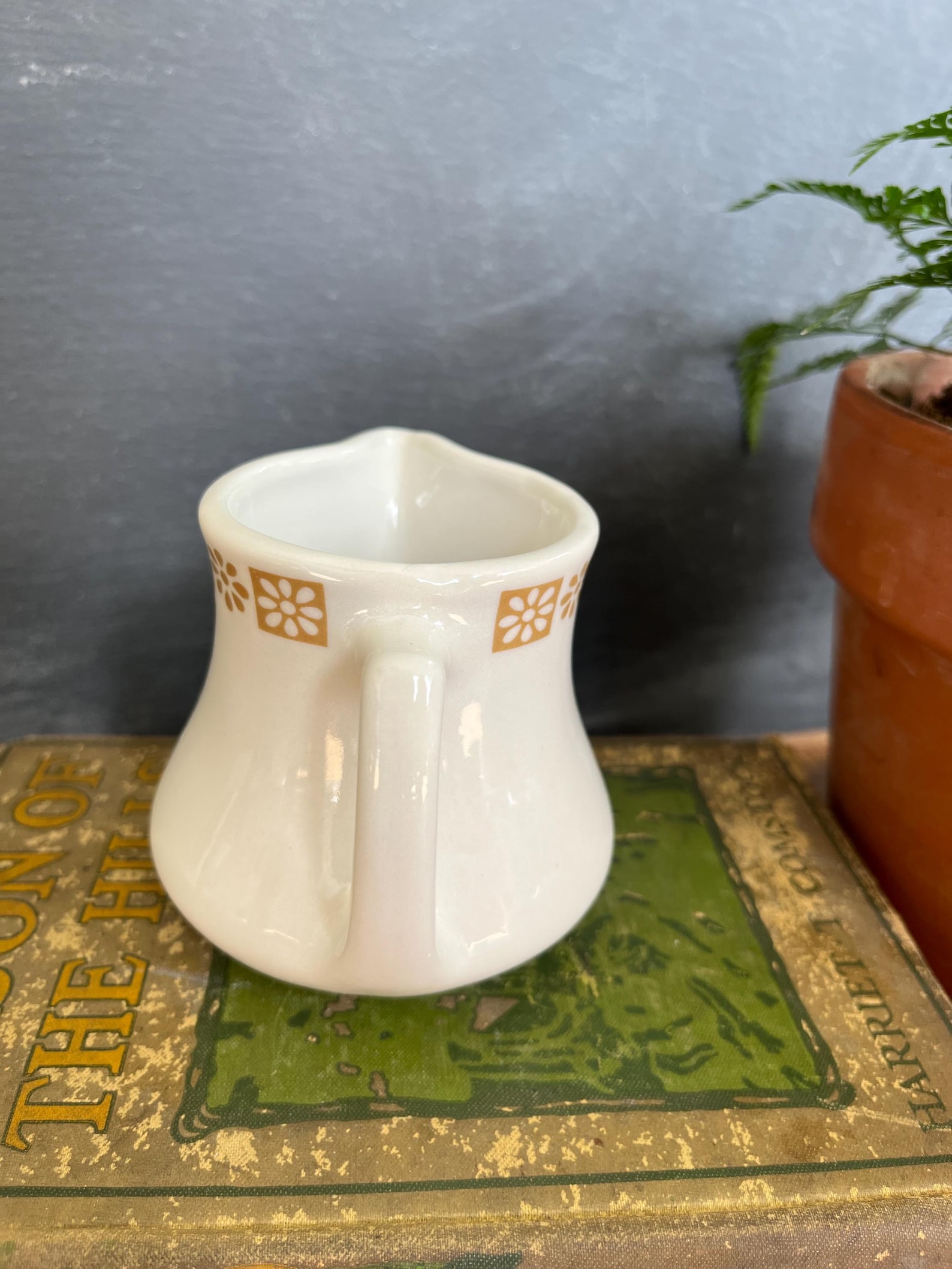 Vintage Shenango China Small Creamers, Set of 2, Yellow Daisy Pattern ...