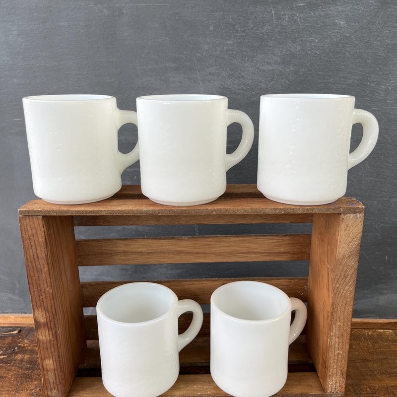 Hazel Atlas Glass Mugs - Etsy