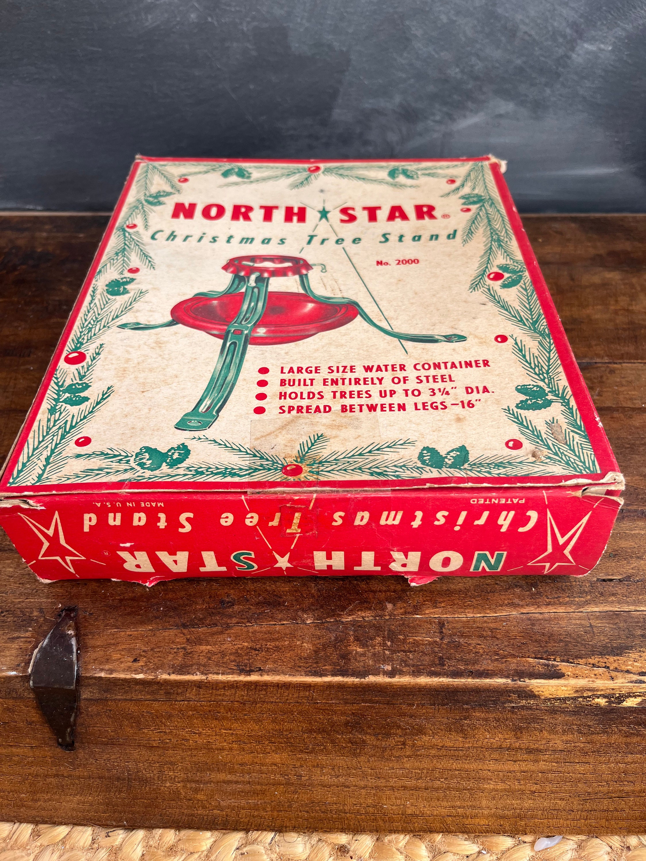 Vintage North Star Metal Christmas Tree Stand - Etsy