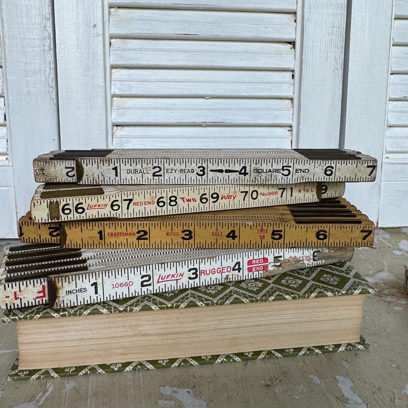 Vintage Carpenters Ruler - Etsy