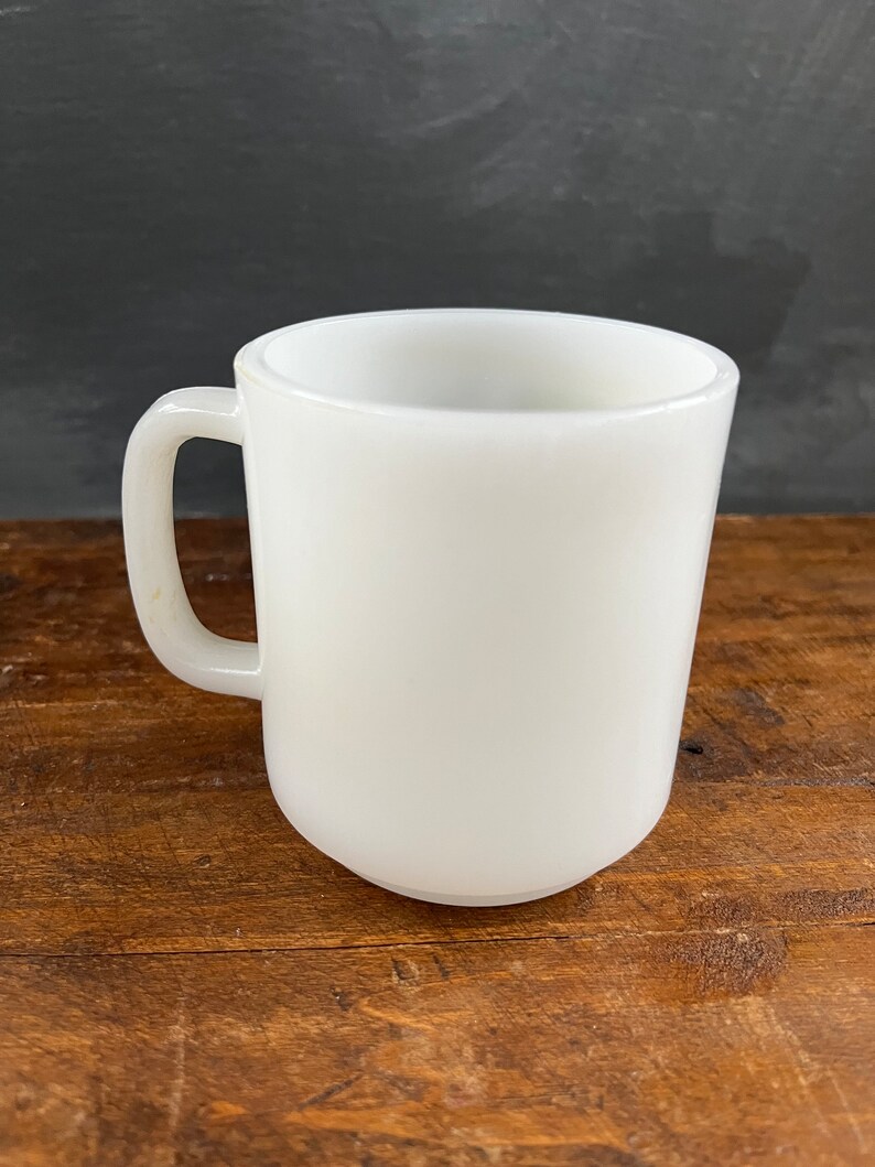 Vintage Glasbake Milk Glass Mug, Grape Design, Coffee Mug, Hot ...