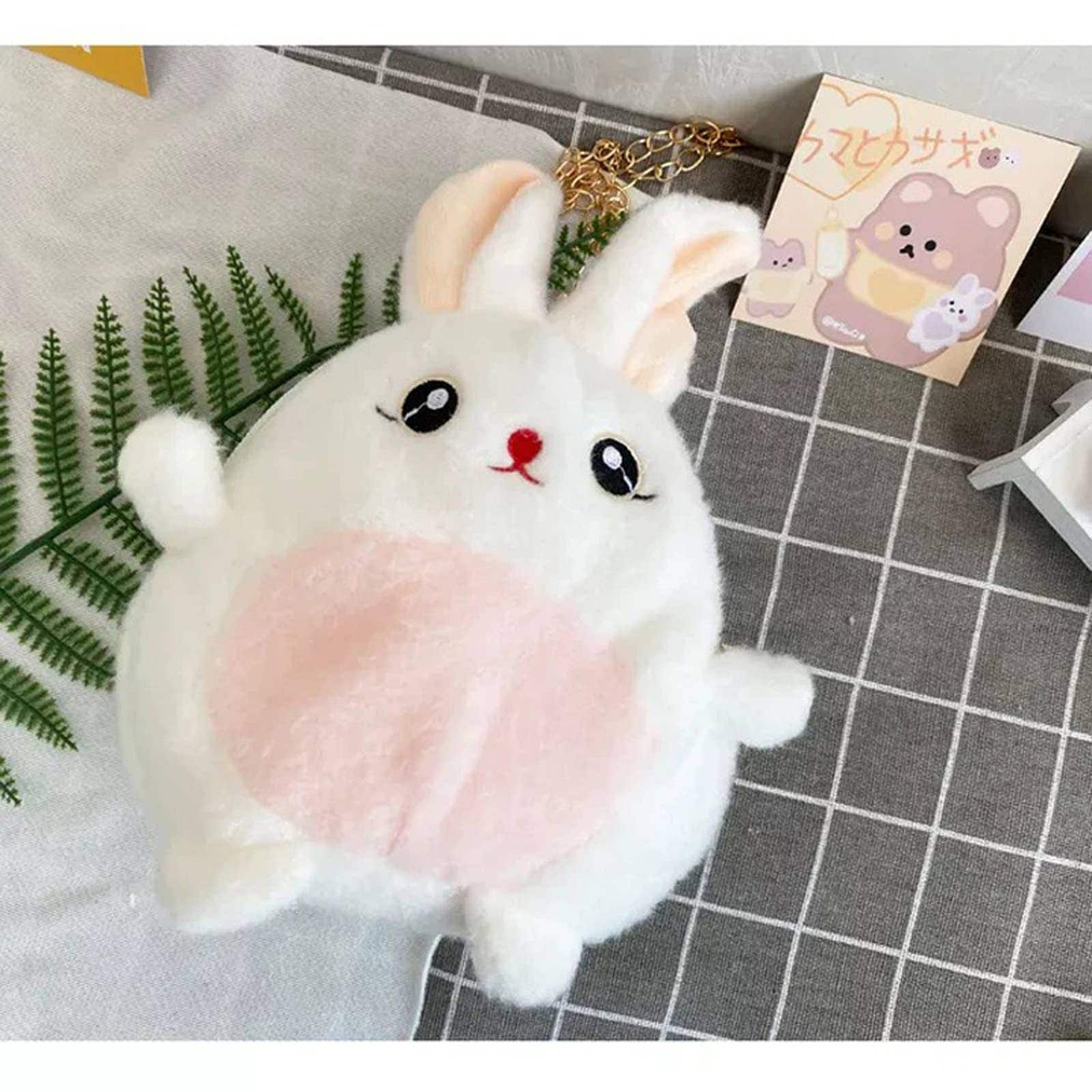 Cute Plush Bag Purse Rabbit Crossbody Bag for Girls Kids - Etsy