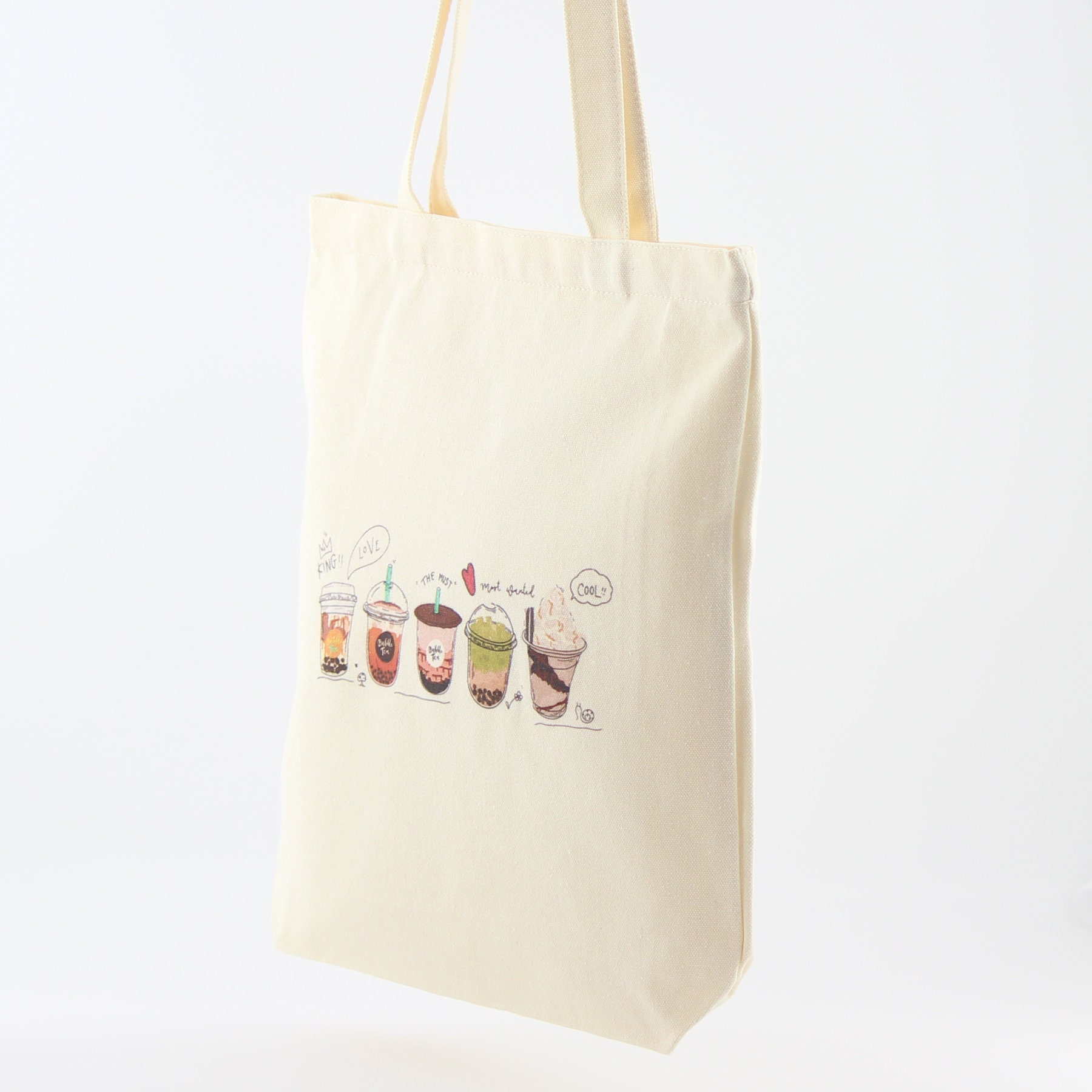 Boba Tote Bag Bubble Tea Design Tote - Etsy