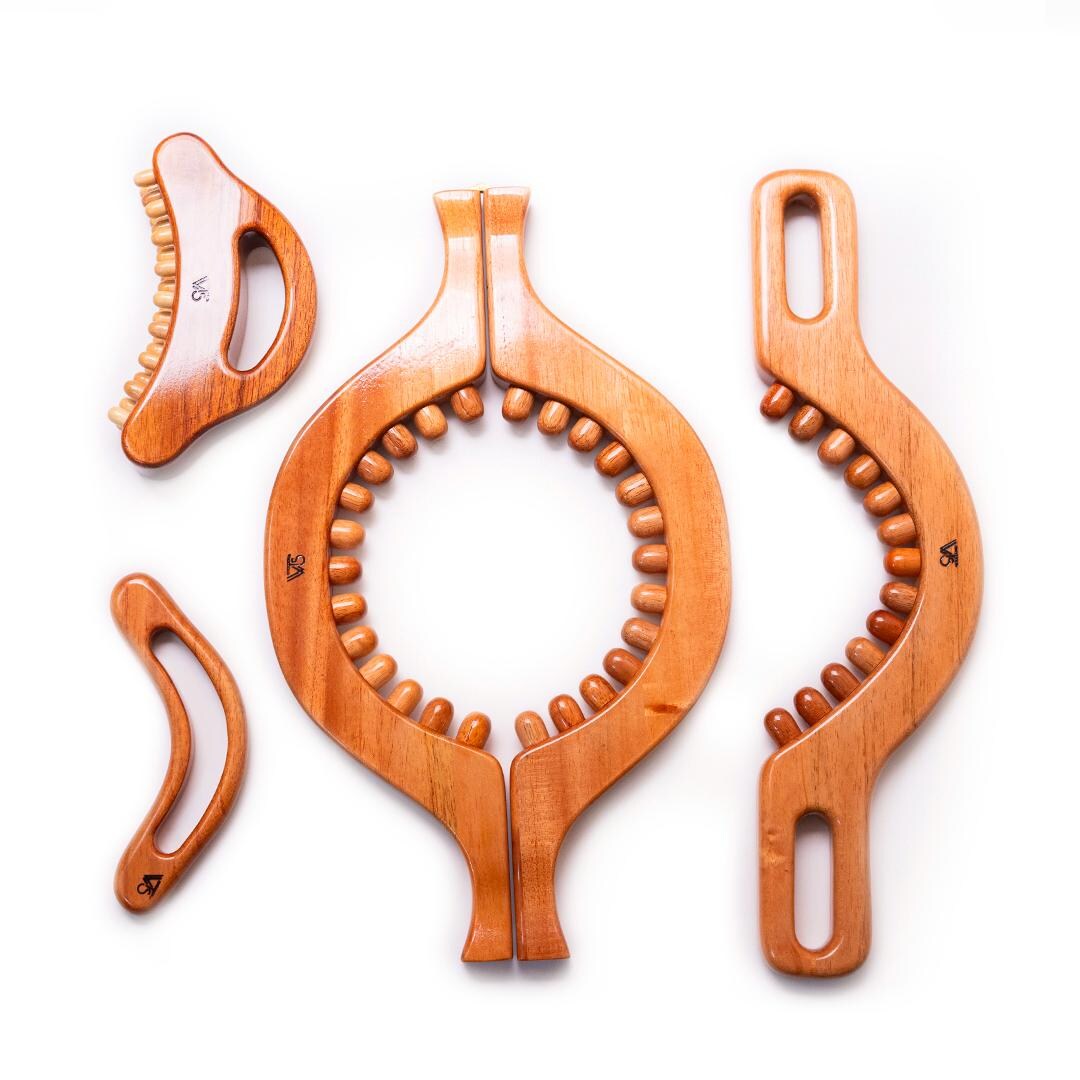 Colombian Wood Therapy Massage Kit – 4pc Maderoterapia Set - Etsy