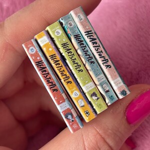 Heartstopper Inspiration Complete Collection of 1:6 Scale Books for ...