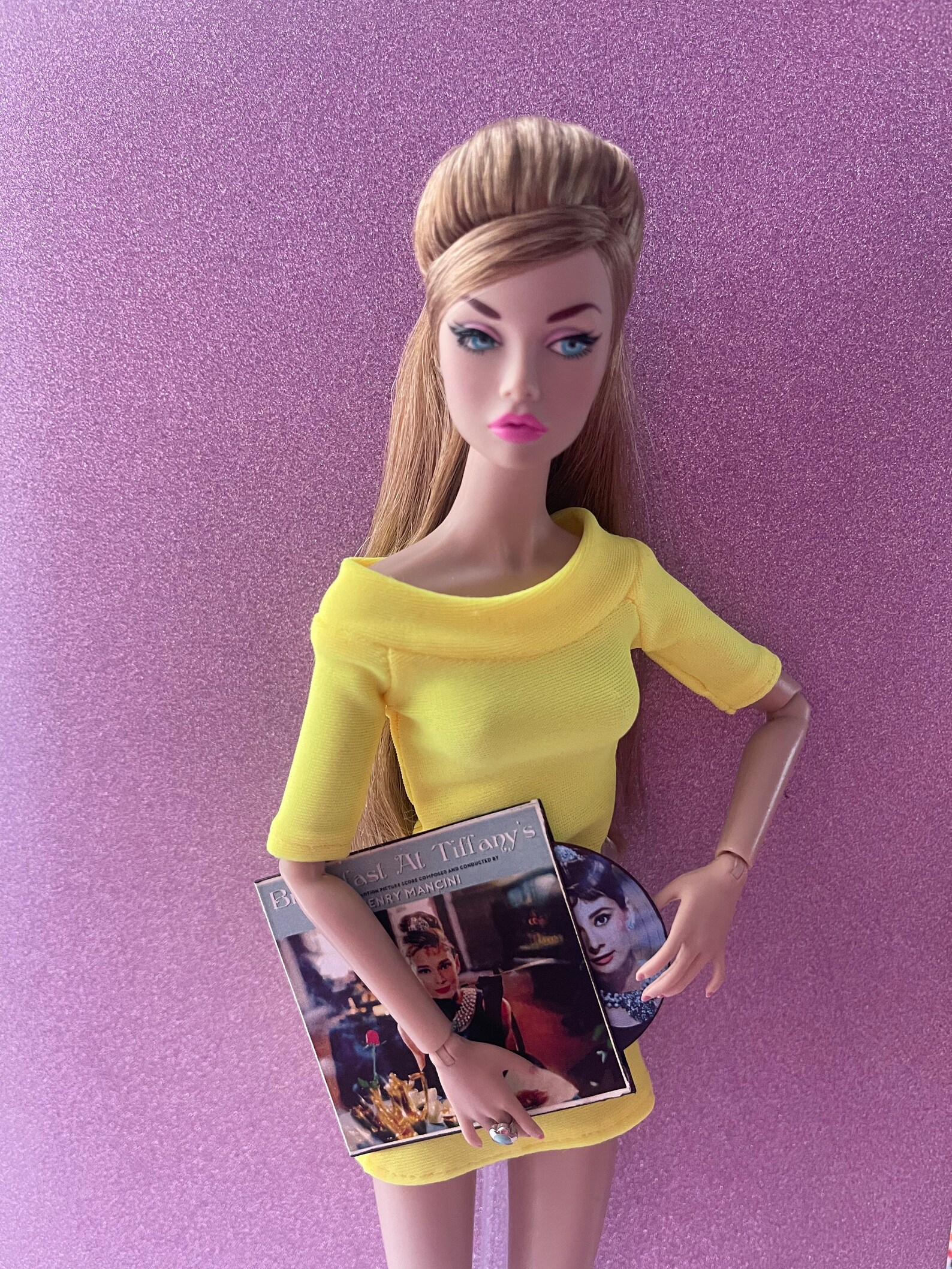 Miniature 1:6 Scale Vinyl Record for Dolls Like Poppy Parker, Fashion ...