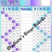 5 Pack of Double Action Bingo Boards Mixed 15 Line, 75 Balls - Etsy