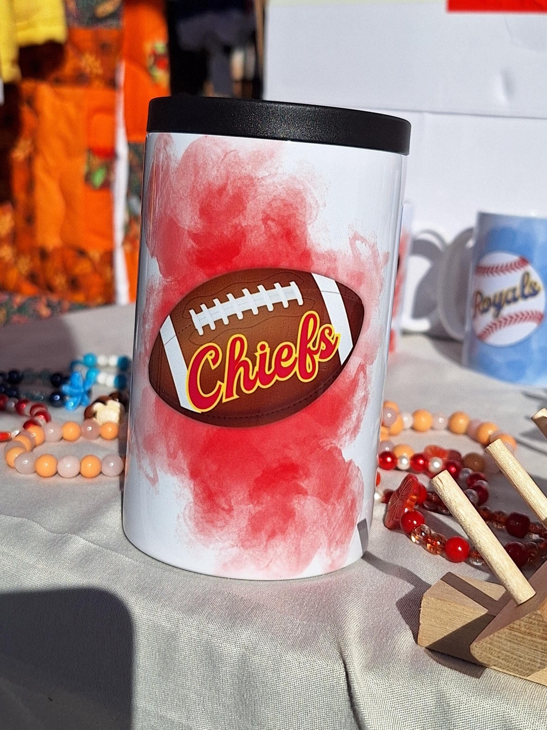 Chiefs Can Cooler, Kansas City Baseball and Football, Royals Fans ...