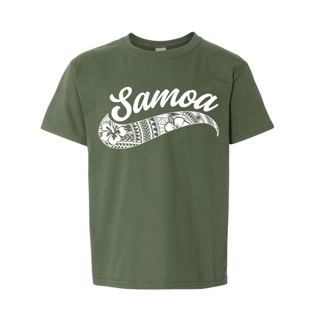 Samoa Tribal Shirt, Polynesian Design, Customizable Hometown - Etsy