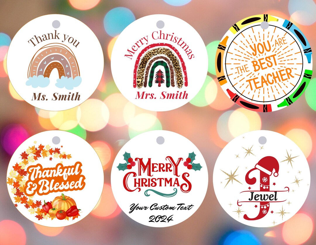Christmas Ornament, Custom Ornaments, Teachers Gift, Family ...