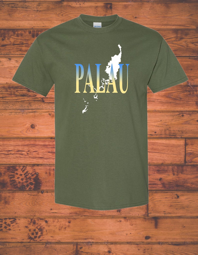 Palau Map Shirt, Palau Sweatshirt, Palauan Pride Shirt, Palauan Gift ...