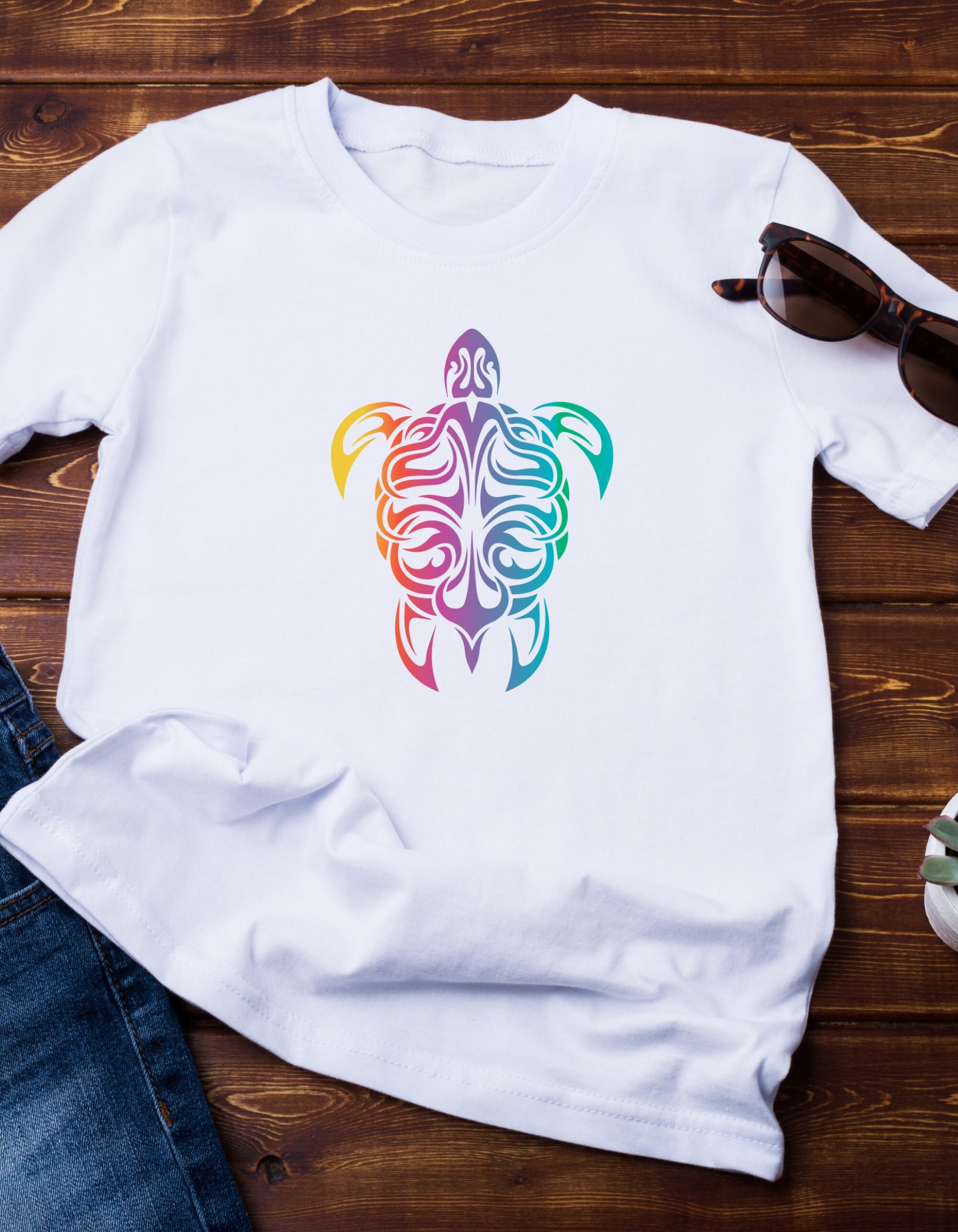 Sea Turtle Shirt, Aesthetic Turtle Shirt, Trendy Beach Shirt, Tribal ...