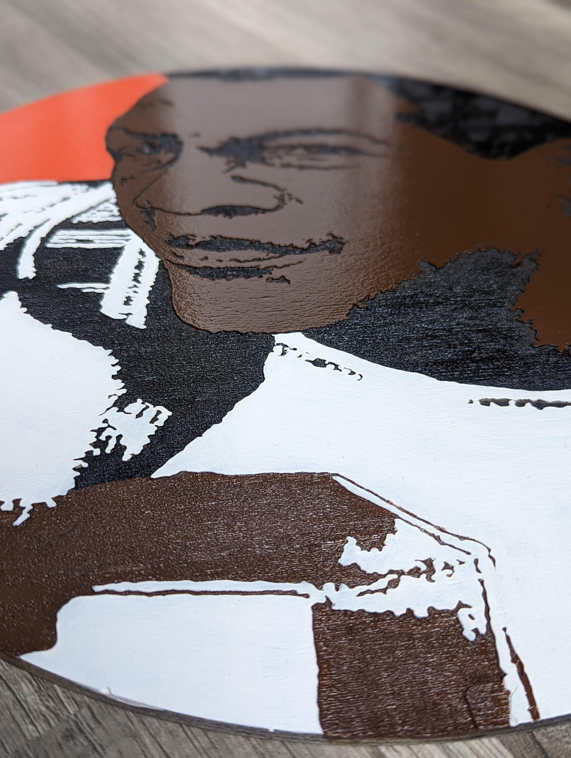 Jim Brown Custom Wooden Engraved Hand Painted Home Decor/wall Art, NFL ...