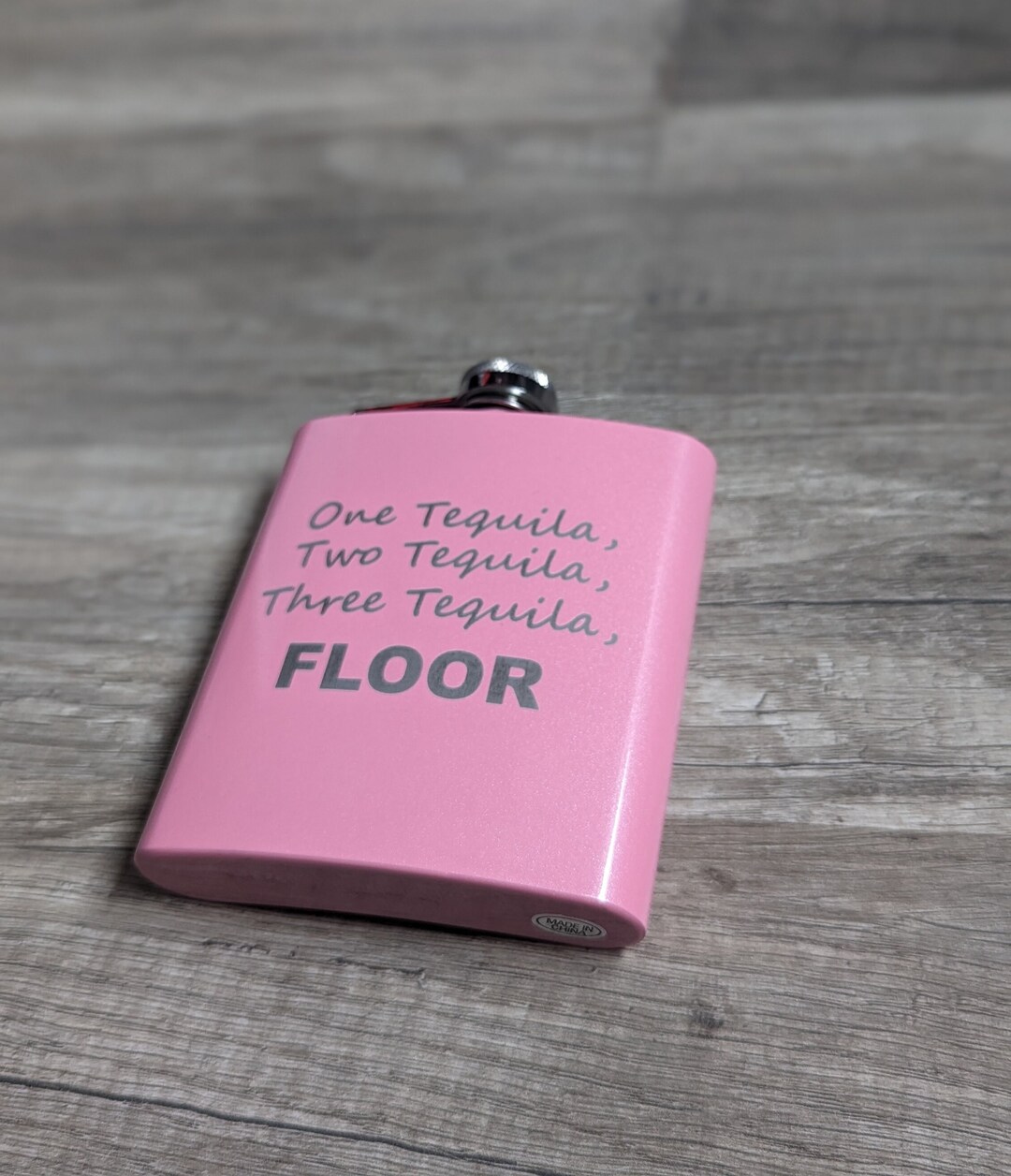 Engraved Stainless-steel Flask, Personal Drink, Travel, Carry Along ...