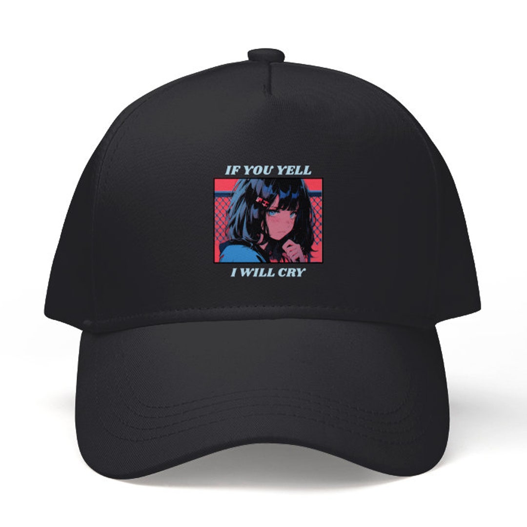 Cry Baby Hat Anime Style Anime Baseball Cap Kawaii Anime - Etsy