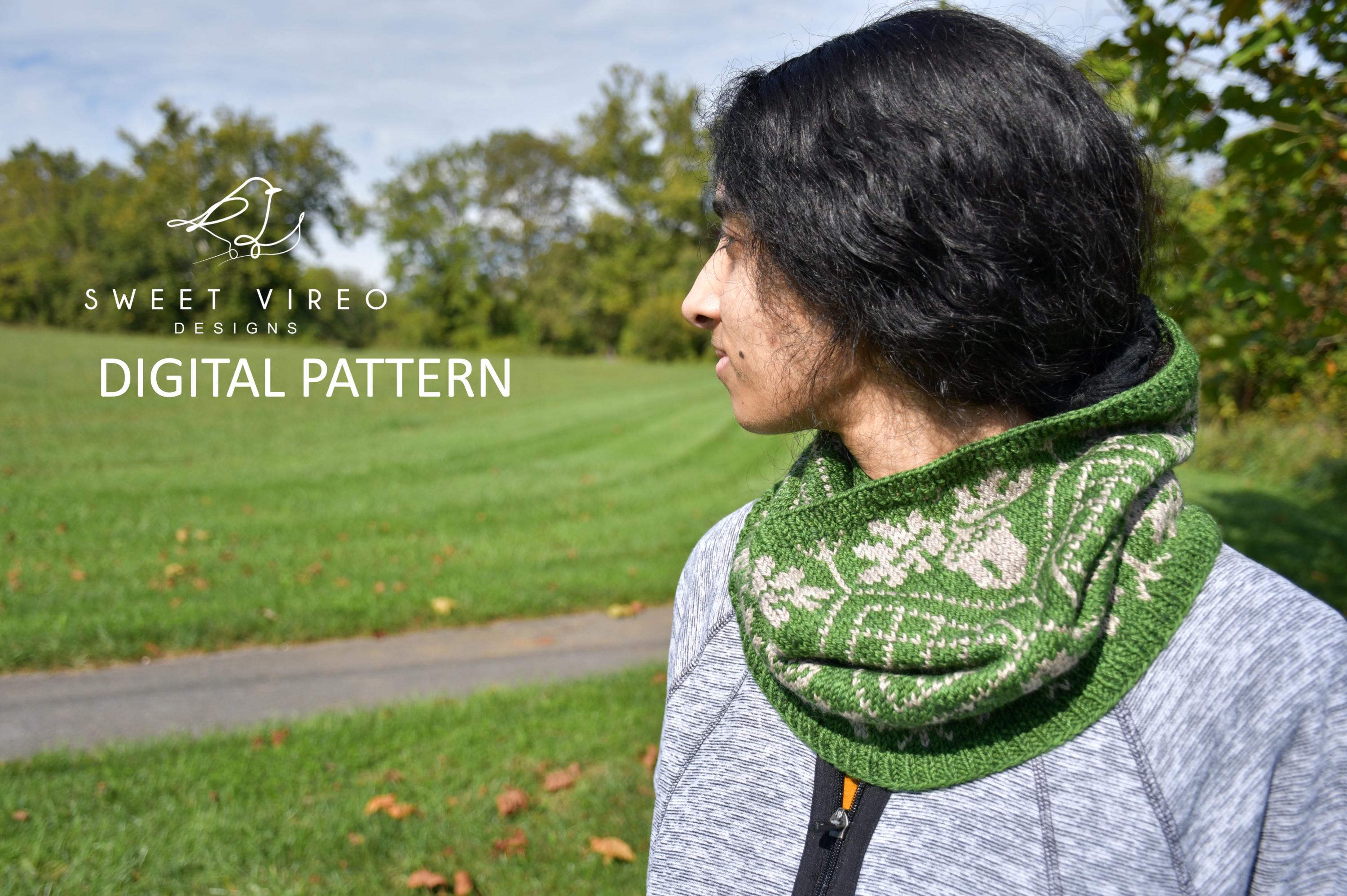 Acorn and Oak Knit Cowl PATTERN: Colorwork Design (DIGITAL DOWNLOAD) - Etsy