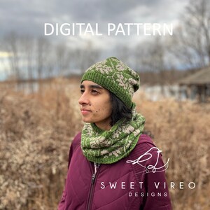 Acorn and Oak Knit Cowl PATTERN: Colorwork Design (DIGITAL DOWNLOAD) - Etsy