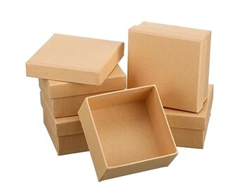 10x10x10 Box Kraft Paper Box 10cm X 10cm X 10cm Cardboard - Etsy UK