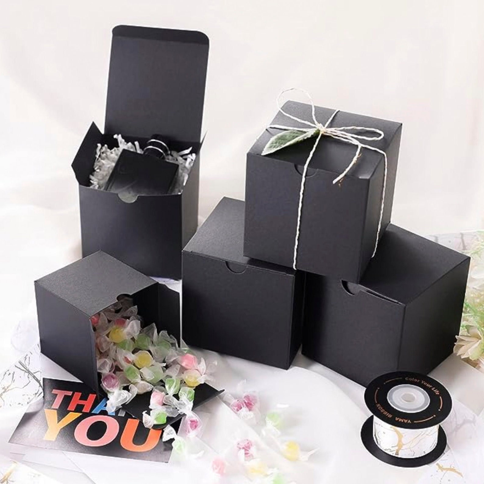 Kraft Gift Boxes 7x7x7 Cm With Lids for Presents Set of 20 - Etsy