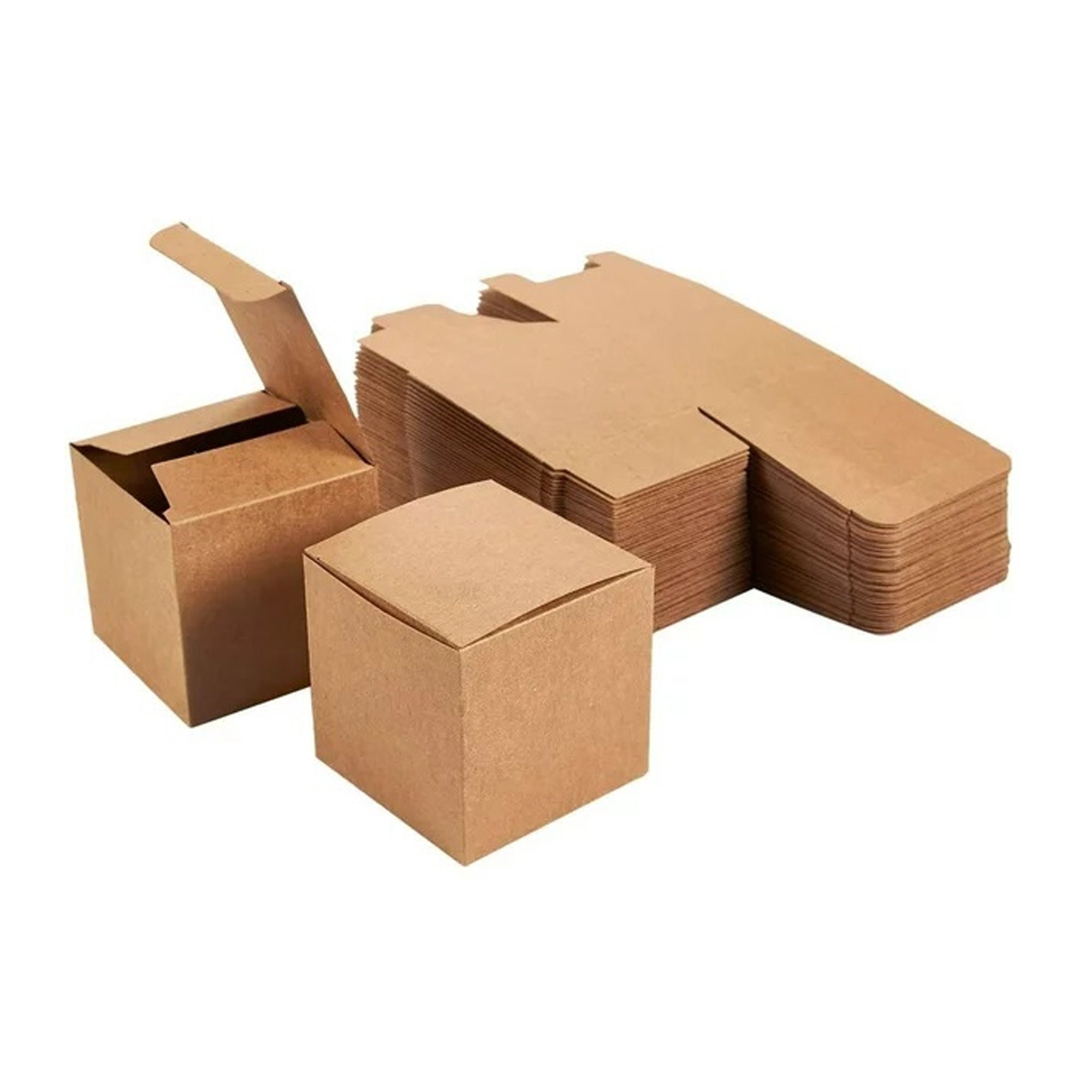 Kraft Gift Boxes 7x7x7 Cm With Lids for Presents Set of 20 - Etsy