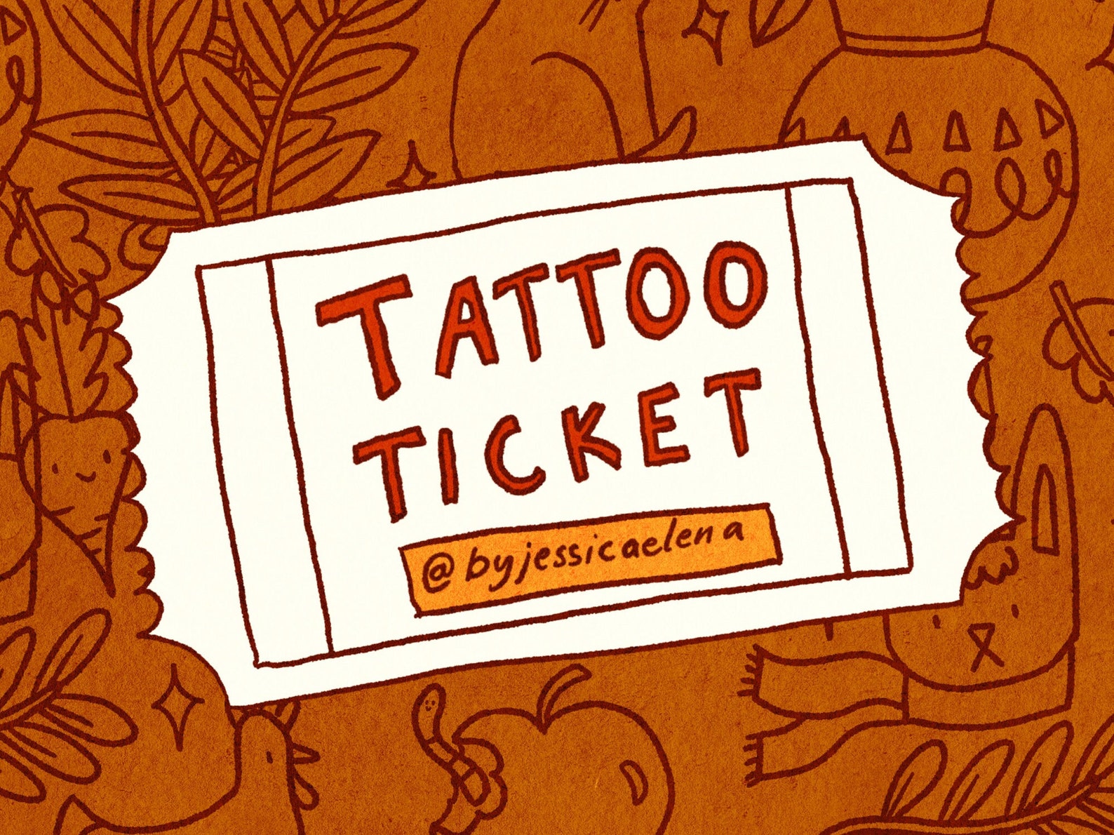 Tattoo Ticket, Single Use Permission, Digital Download - Etsy