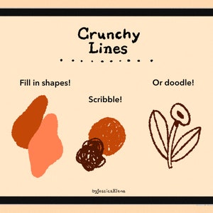 Crunchy Lines Procreate Brush Pack, Textured Inking Brushes for Crispy ...