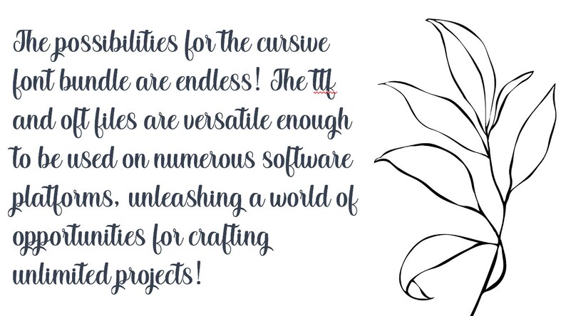 25 Cursive Font Bundle TTF, OTF Instant Download File, Alphabet, Cut ...