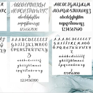 25 Cursive Font Bundle TTF, OTF Instant Download File, Alphabet, Cut ...