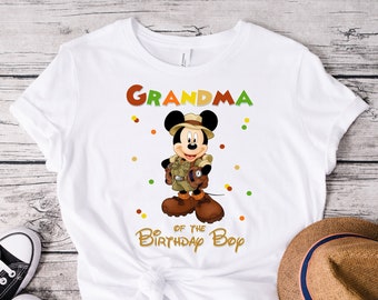 Grandma Mickey Mouse Birthday Boy Shirt - Etsy UK