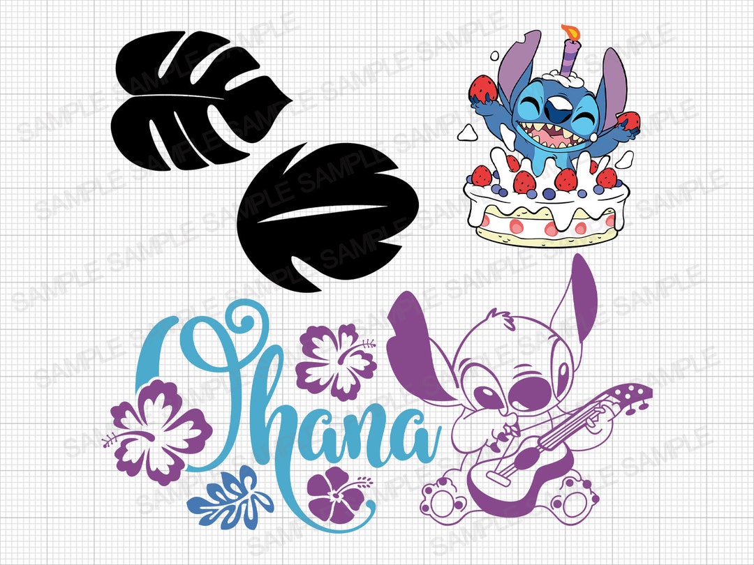 Lilo and Stitch SVG Bundle Stitch SVG Stitch Silhouette Stitch Clipart ...